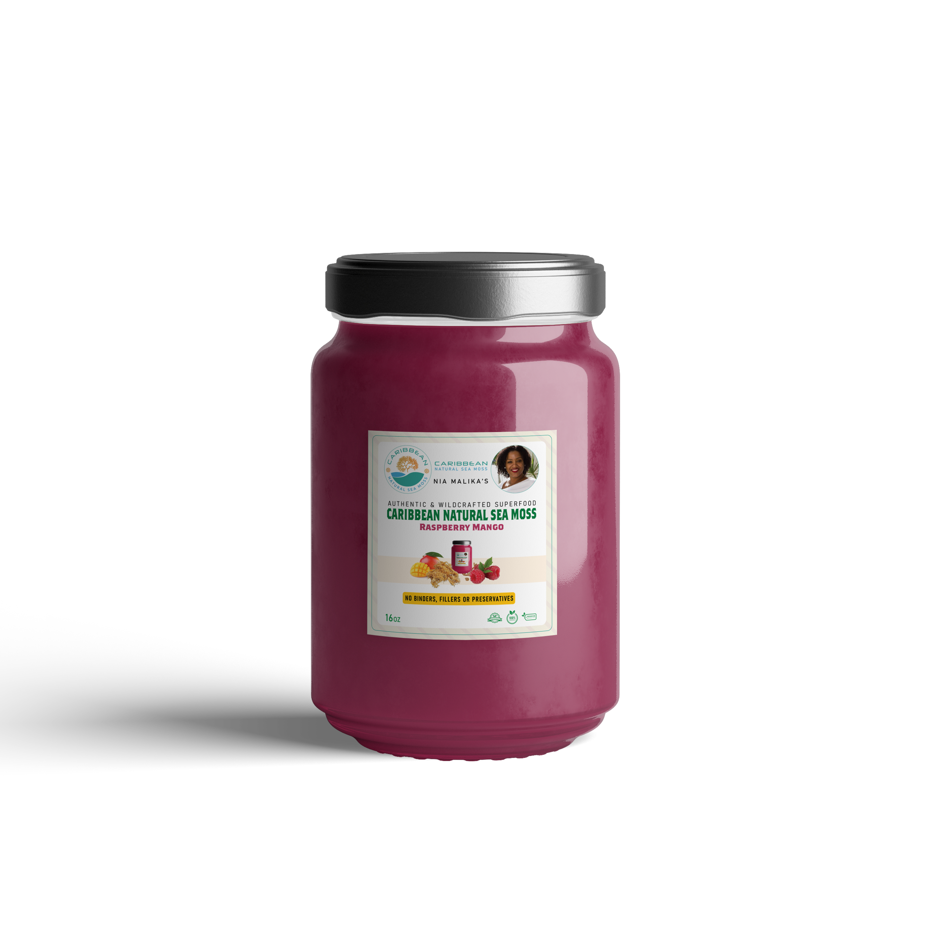 Raspberry Mango Sea Moss Gel – Caribbean Natural Sea Moss